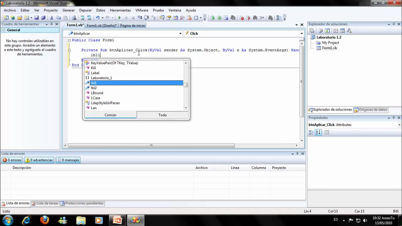 Curso Visual Basic 2008 - Capitulo I Parte 2/2
