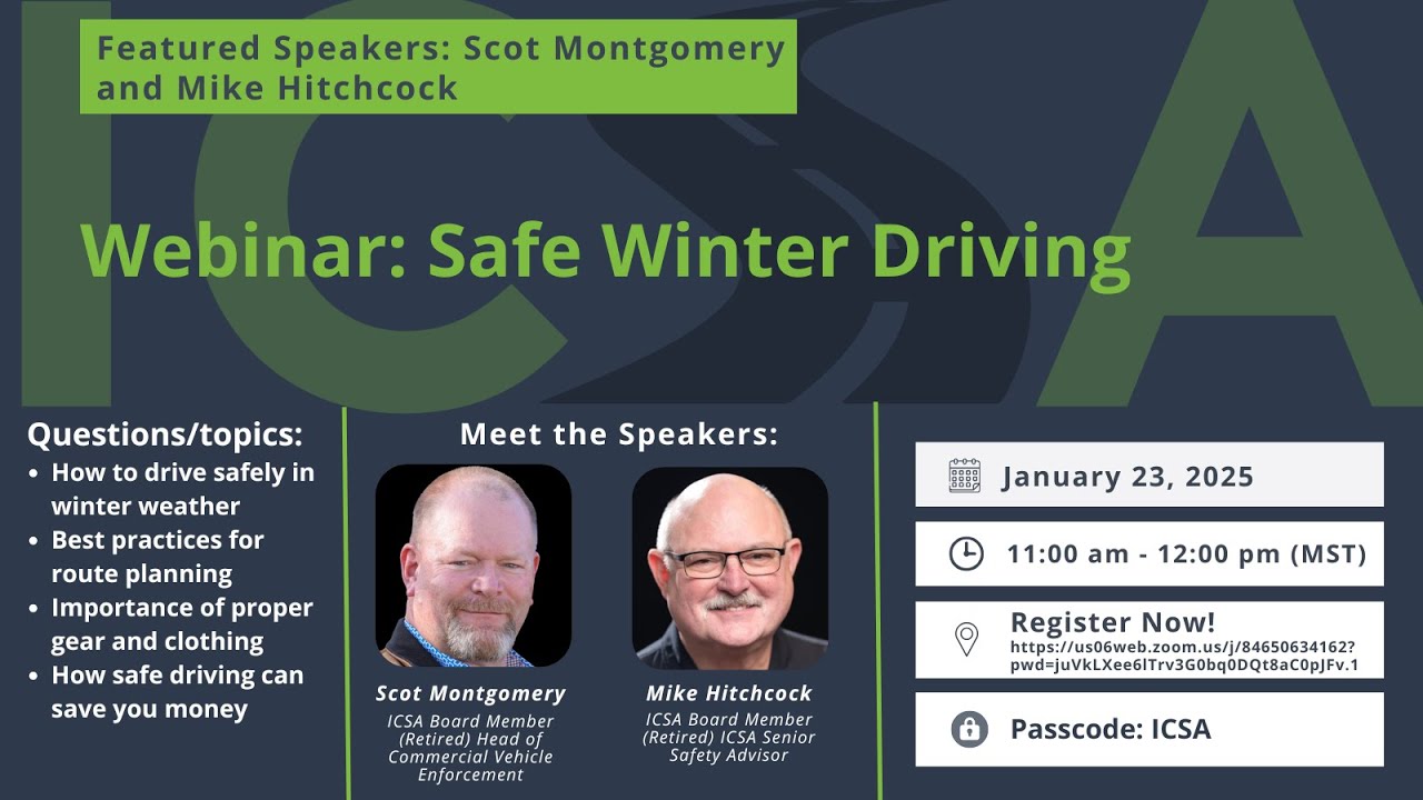 Safe Winter Driving Webinar