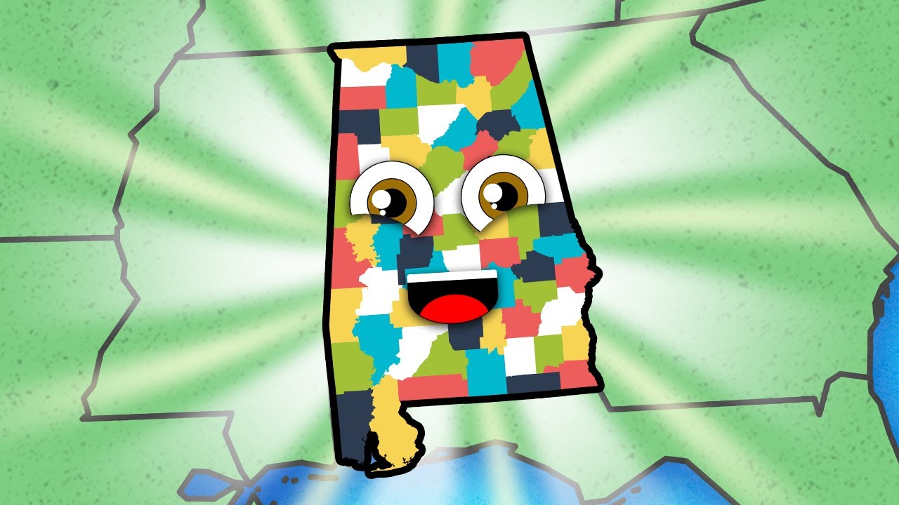 Alabama  - Counties and Geography of Alabama | 50 States of America