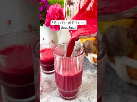 5 Benefits of Drinking Beet Juice! #shorts #beetjuice