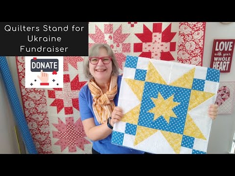 Quilters Stand for Ukraine Fundraiser