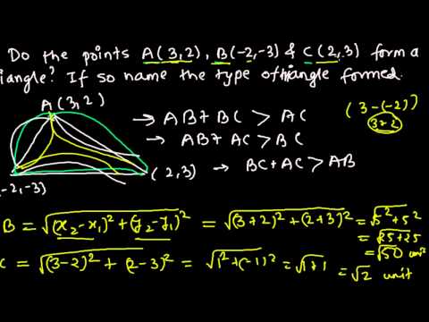 How to show Coordinates of a Triangle - Coordinate Geometry Video ...