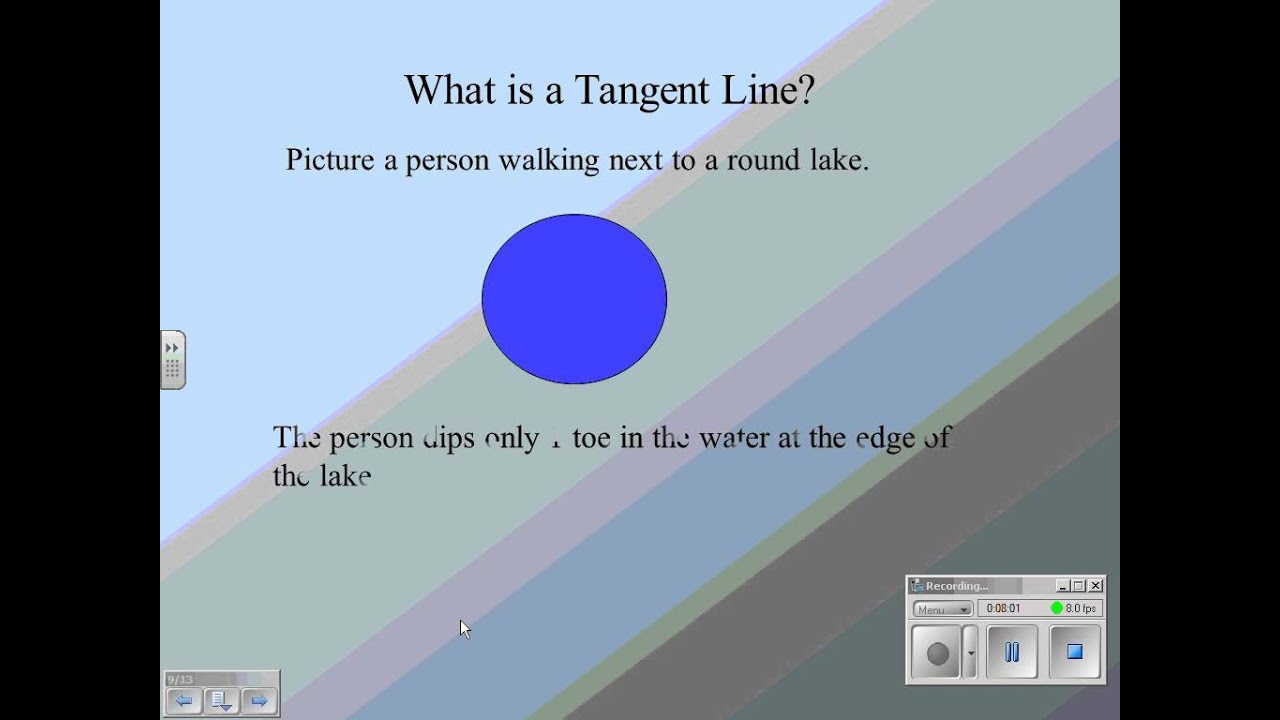 Tangent Powerpoint Lecture Lecture