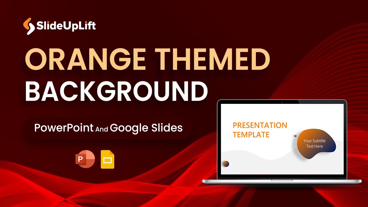 Orange Themed Background To Create Stunning Presentations In PowerPoint And Google Slides