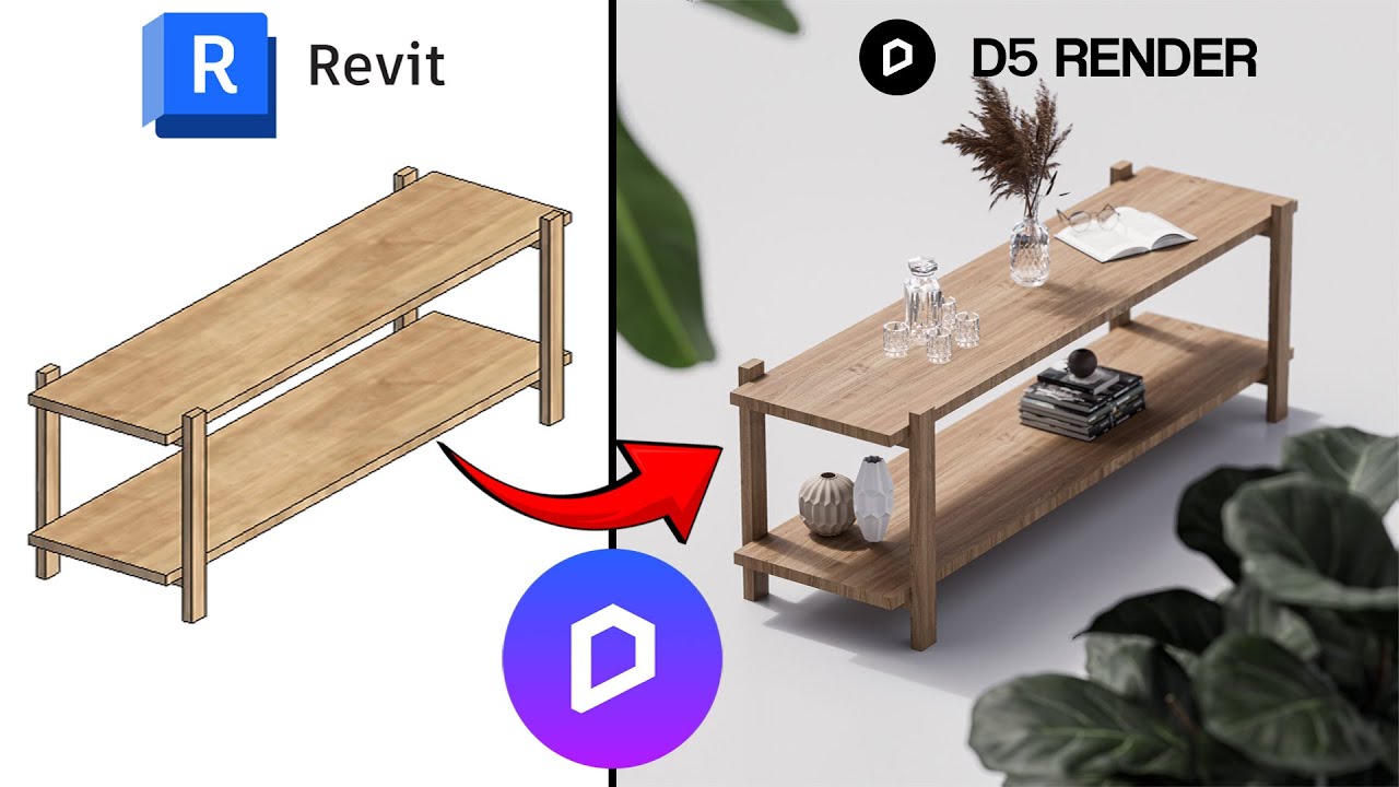 Revit to D5 Render – Easy Shelf Workflow for Client Presentation