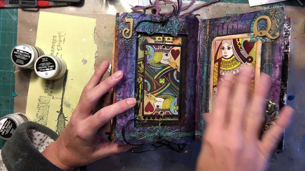 Altered book Flip Through: Creating your first Altered Book Completed