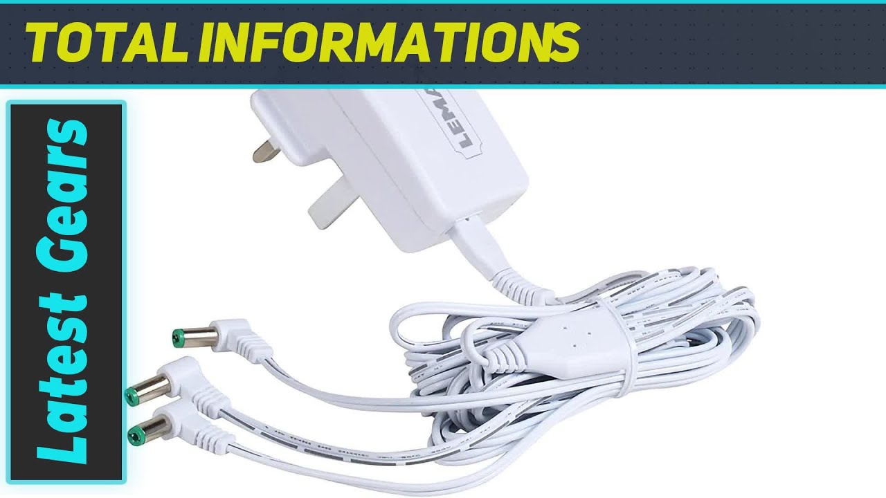 Lemax Power Adaptor Review - Versatile 3-Output, 4.5V, 1000mA