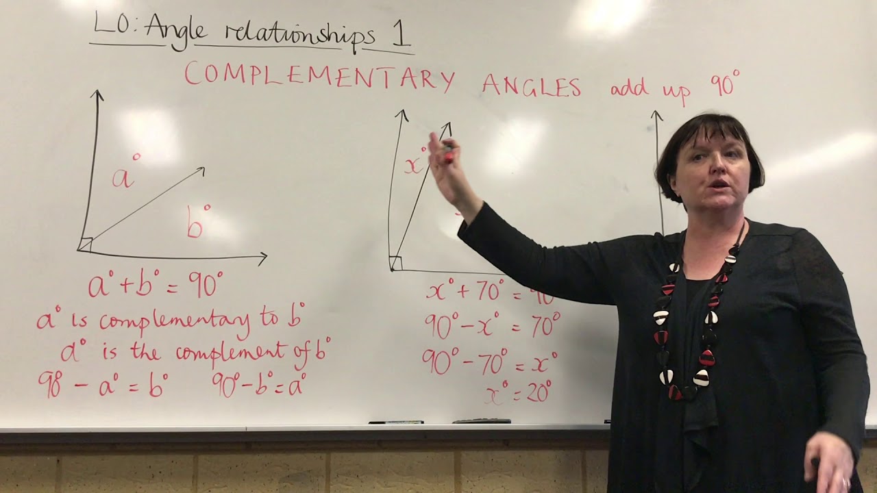 Complementary and supplementary angles