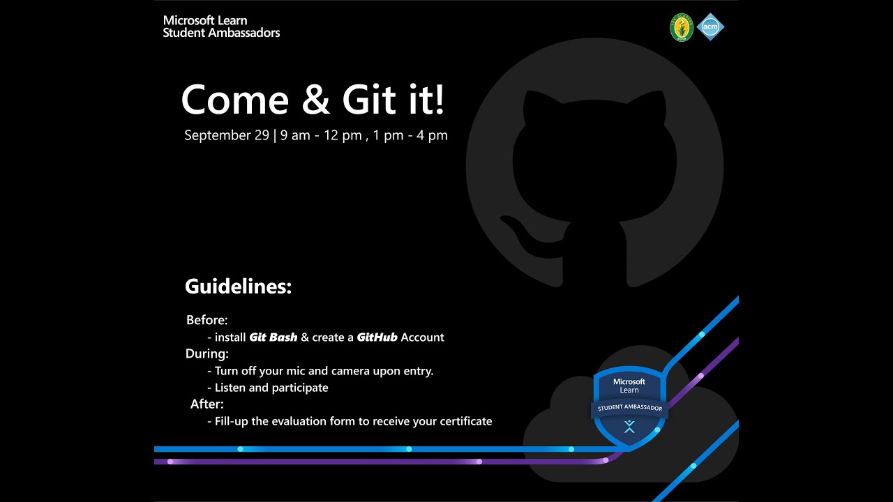Come & Git It! (Git and GitHub Workshop) | BSCS