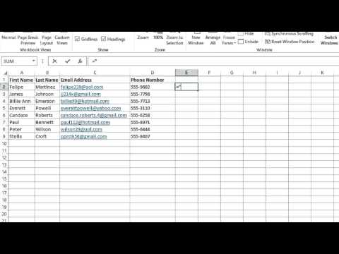 How Do I Add Area Codes to Phone Numbers in Excel? : MIcrosoft Excel Tips