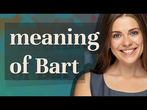 Bart | meaning of Bart