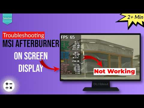 Troubleshooting - MSI Afterburner not Working | 7 Possible Solution | MSI Afterburner Tutorials 2024