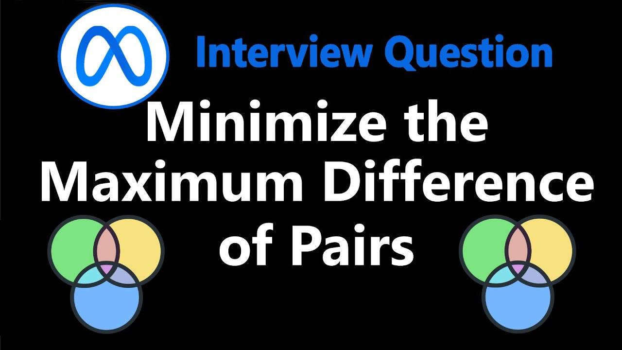 Minimize the Maximum Difference of Pairs - Leetcode 2616 - Python