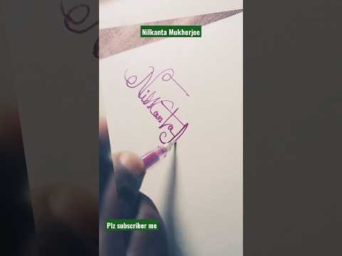 #handwriting #signature #shortsvideo #autograph shortsyoutube@Rajibcalligraphy