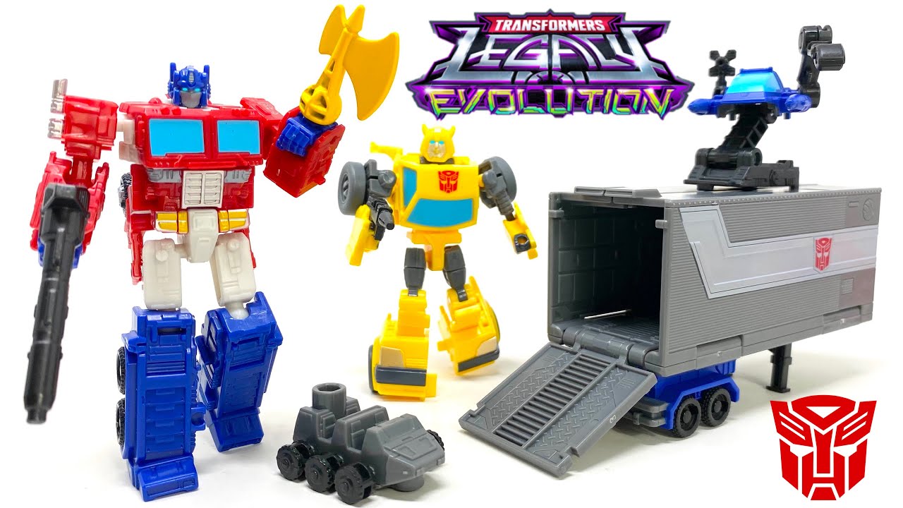 Transformers LEGACY Evolution Core Class OPTIMUS PRIME & BUMBLEBEE Review