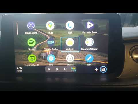 Widgets for Android Auto