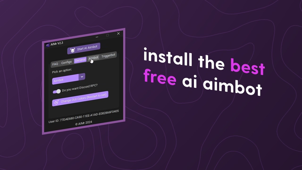 how to install the best free ai aimbot | key hidden in video