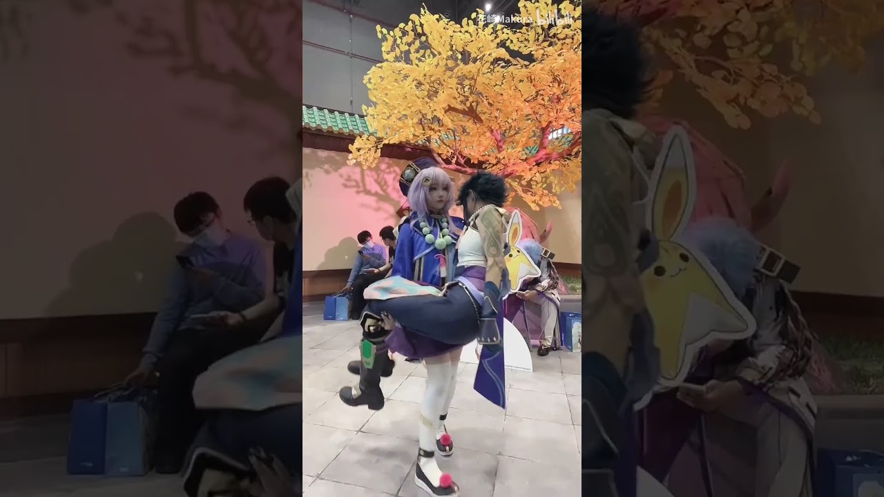 【Qiqi & Xiao cosplay】“I carried you here, on my back.”