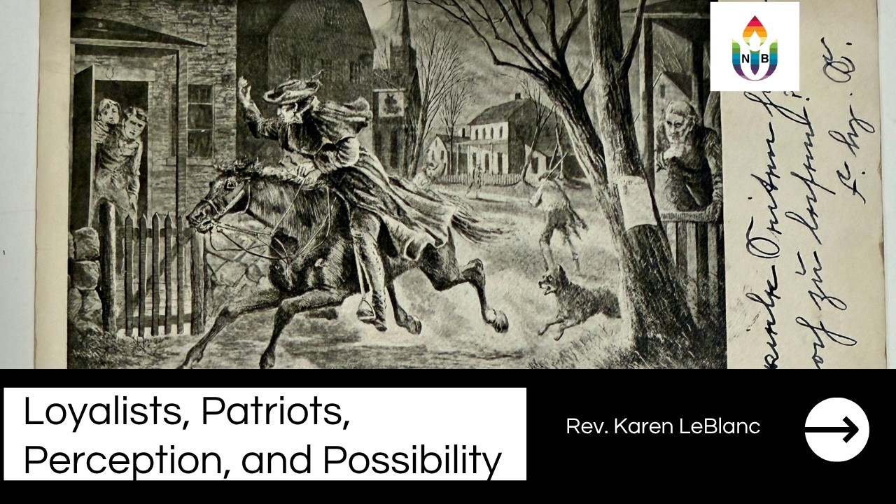April 19, 2026 - Loyalists, Patriots, Perception, and Possibility