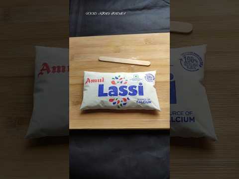 Amul lassi ice cream 🥛🍦 in 1 minutes | Milk Ice cream | Lassi Icecream | Amul Icecream #shorts