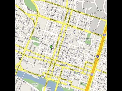 map of Austin Texas
