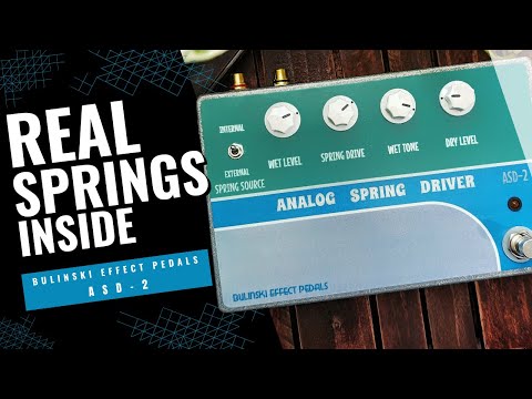 New Analog Spring Reverb Released by Bulinski Effect Pedals - Gearspace
