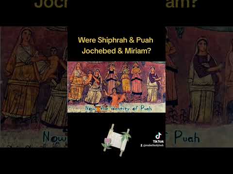 Were Shiphrah & Puah Jochebed & Miriam?#shiphrah #puah #midwife #bible #history #egypt #explore #fyp