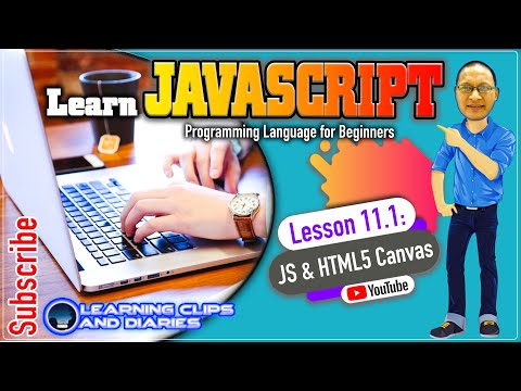 Javascript Lesson 11.1 JS and HTML5 Canvas | Programming for Beginners