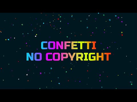 Endless Confetti Background Video - Free for Commercial or Personal Use