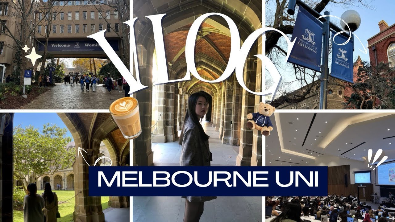 UNIMELB VLOG👩🏻‍💻: Making Friends, Study Tips, Campus Tour & Student Life