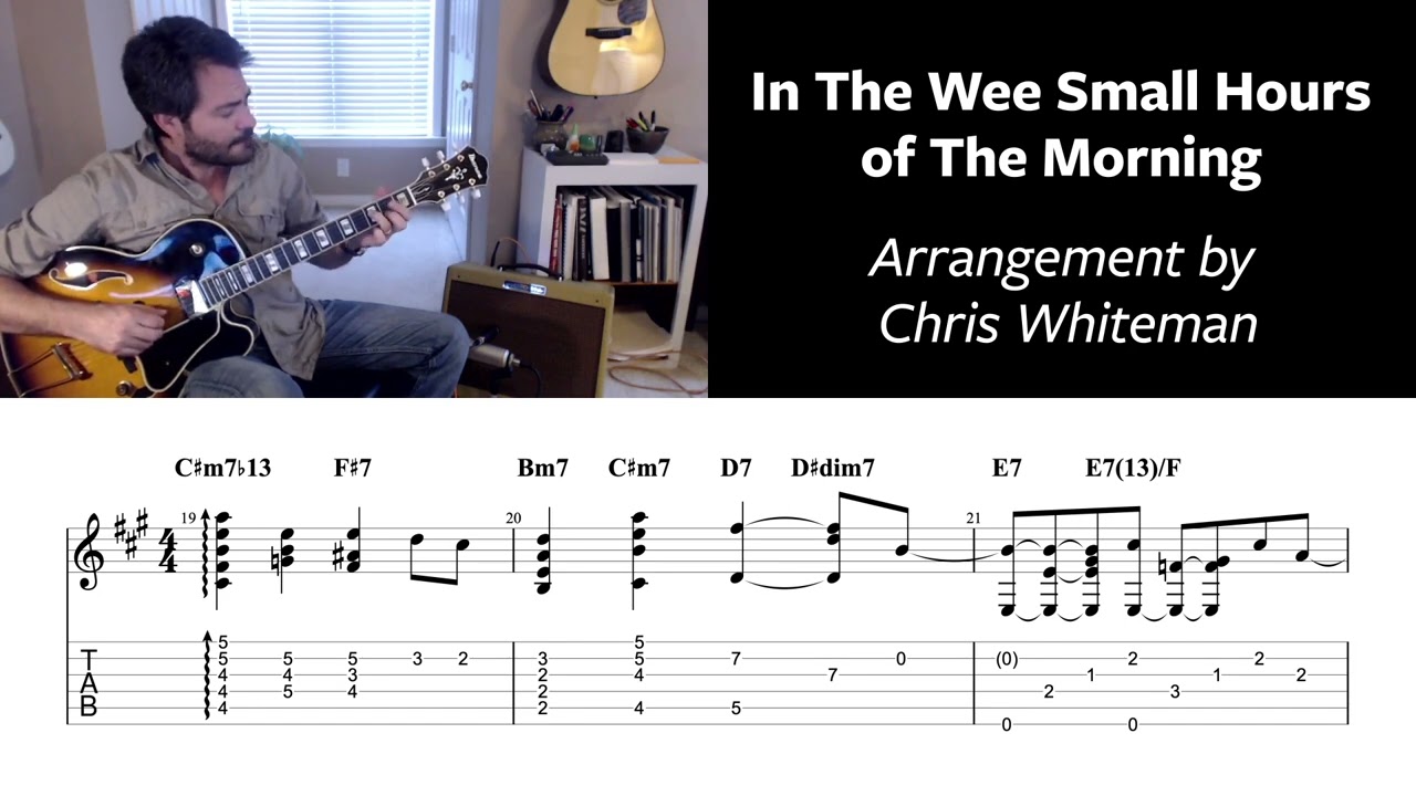 Chris Whiteman - In The Wee Small Hours of The Morning Transcription