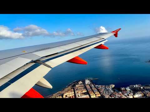 [4K] Full Flight | EasyJet | Airbus A320-214 | Tenerife (TFS) - Basel (BSL) | U21026 | HB-JZZ