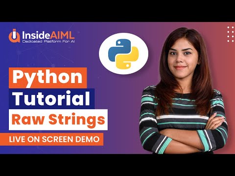Python Tips For Beginners | How To use Raw Strings In Python?