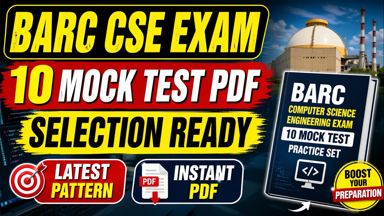 BARC Computer Science Engineering Exam 10 Mock Test Practice Set eBook PDF in En final