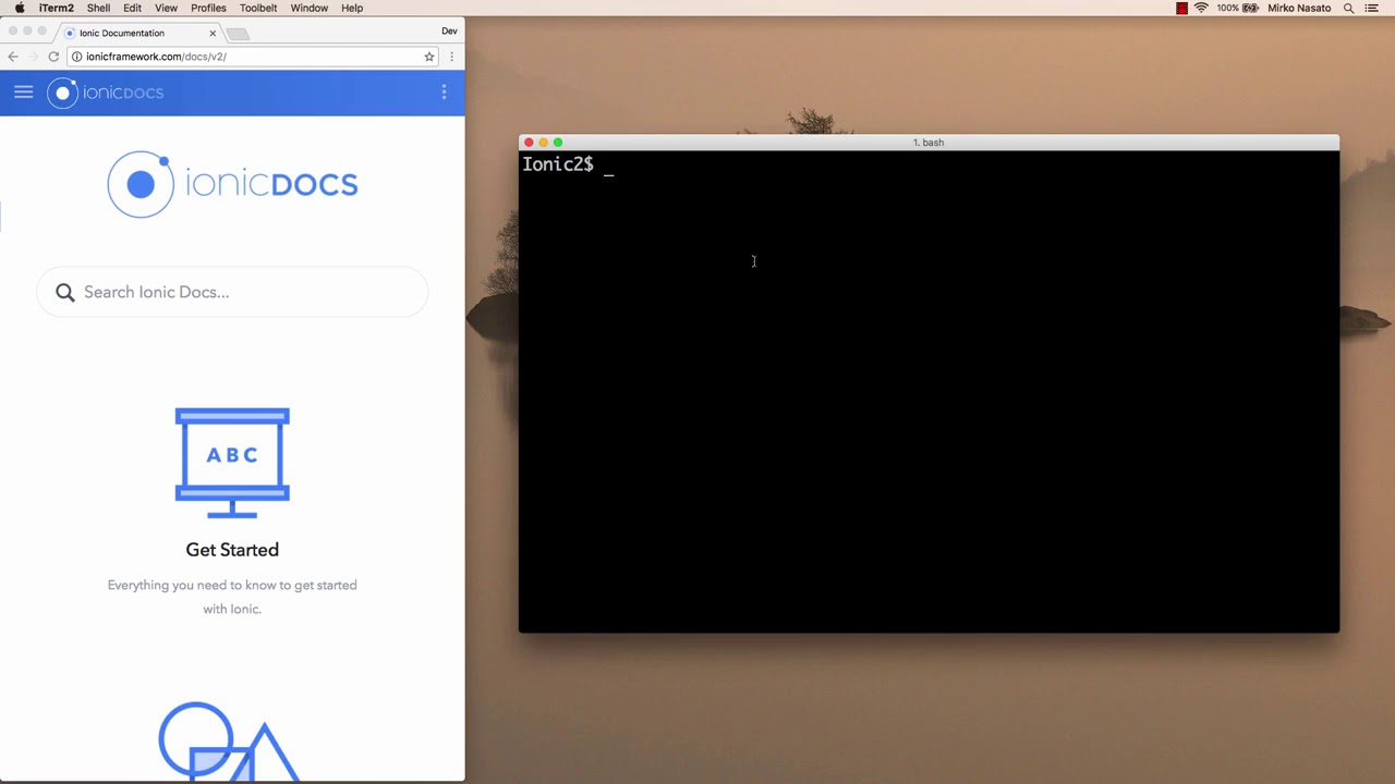 Ionic 2 by Example - Create Mobile Apps in HTML5 : Creating a project