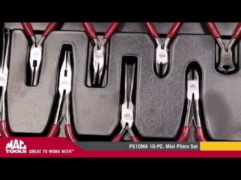 Mac Tools - PS10MA - 10-PC. Mini Pliers Set