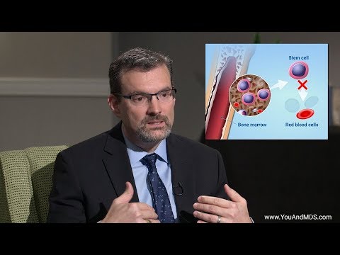 What is MDS-related anemia? What causes it?