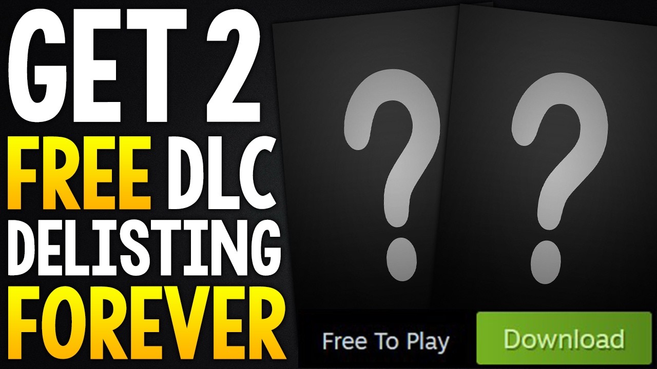 FREE STEAM PC Game DLC DELISTING FOREVER TOMORROW + ANOTHER Game DELISTING FOREVER Tomorrow!