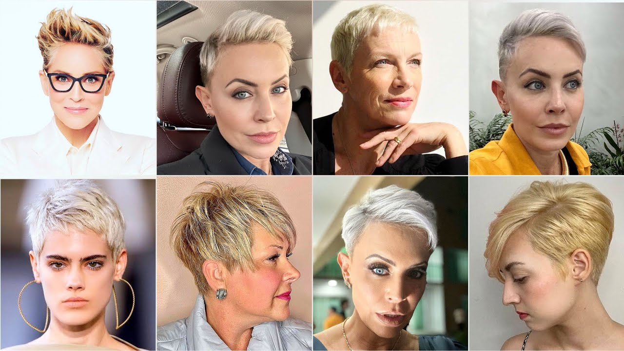 Blonde Short Pixie Haircut Style For Women Any Ages 2023 | short haircuts for fine hair