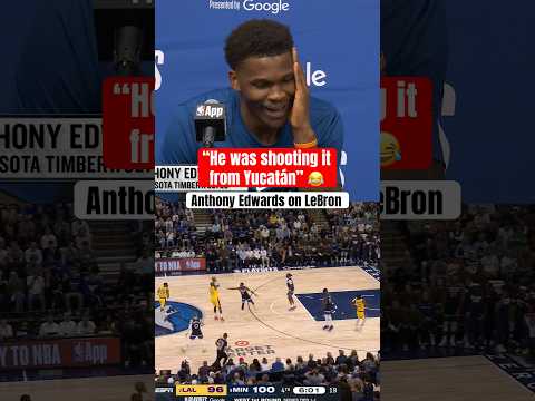 Ant's reaction to LeBron's 38-point game ????