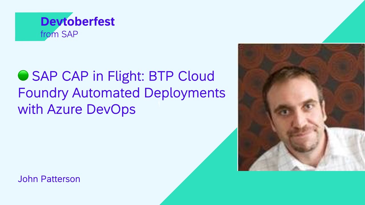 🟢 SAP CAP in Flight: BTP Cloud Foundry Automated Deployments with Azure DevOps