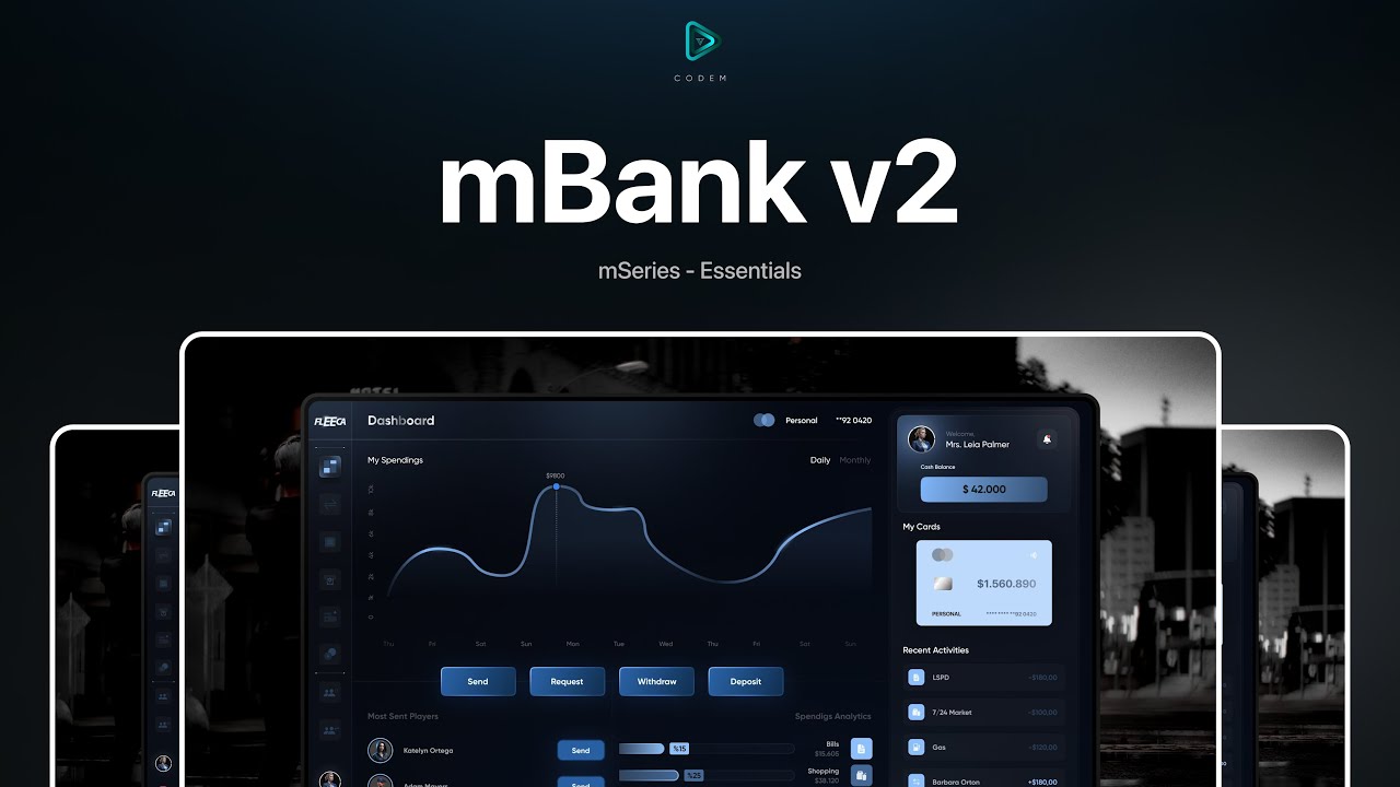 CodeM mBankV2 ( Advanced Banking System ) - FiveM Releases - Cfx.re ...