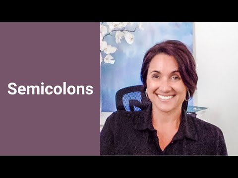 Semicolons and Subordinating Conjunctions | Grammar | Kathleen Jasper