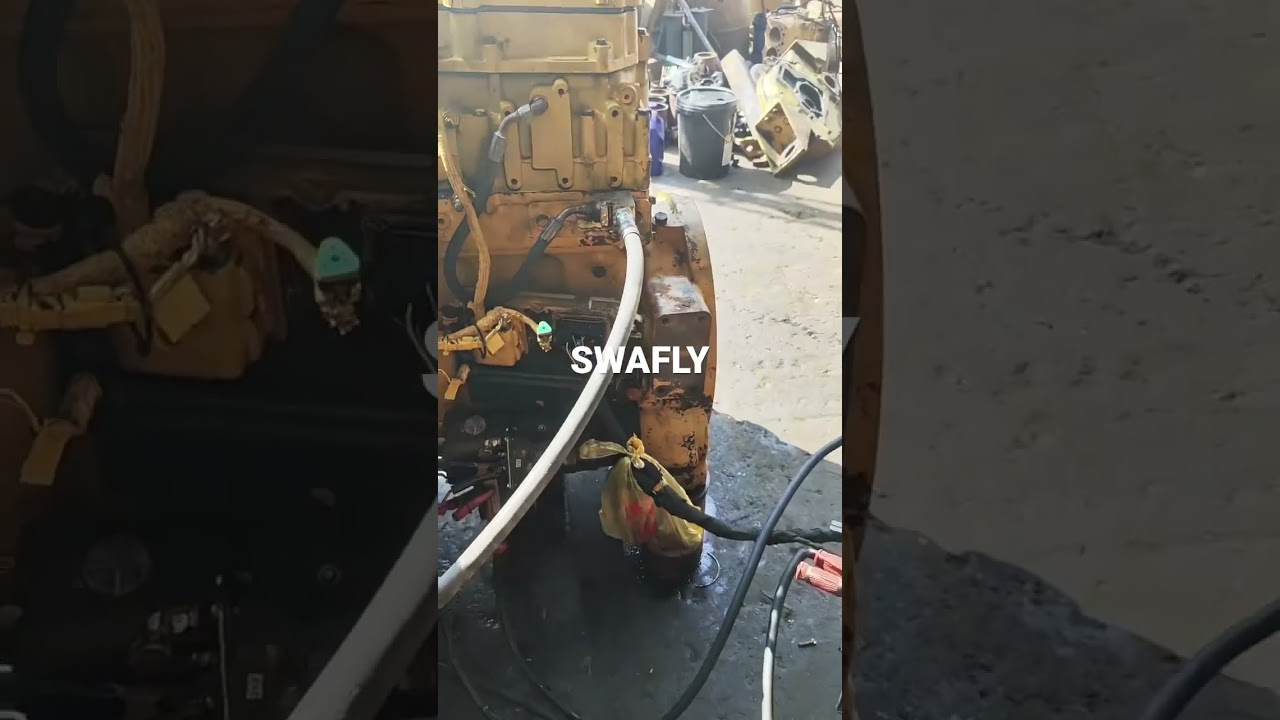 CAT C13 Engine shipping before testing #caterpillar #caterpillarequipment