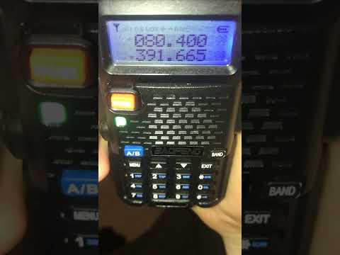 Tetra Airwave Police 391,665 MHz Baofeng UV5r encrypted