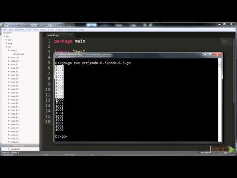 Learn Building Your First Application with Go Tutorial Buffered Channels | packtpub com - Mind ...