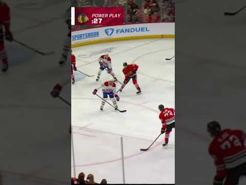Colton Dach Makes Impact in NHL Debut #nhlblackhawks #blackhawks #onegoal #dach #nhl #hockey