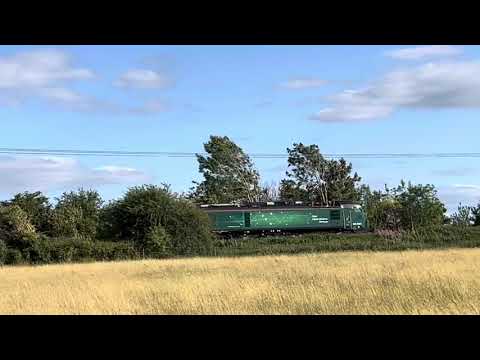 The brand new class 93 loco goes solo on the mainline for the second time this year 23/06/2025