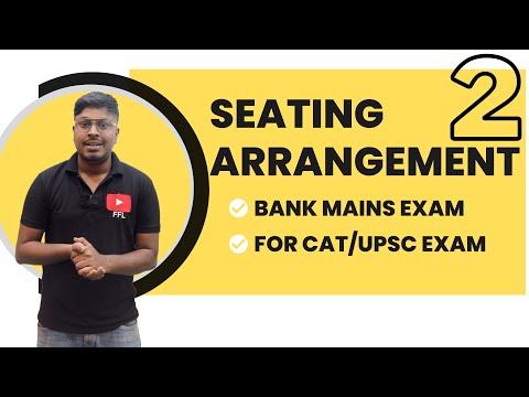 Seating Arrangement (Set 2) Video Lecture - Crash Course for SSC CGL (English)