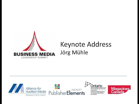 The Reader First! with Jorg Muhle: Business Media Summit 2015